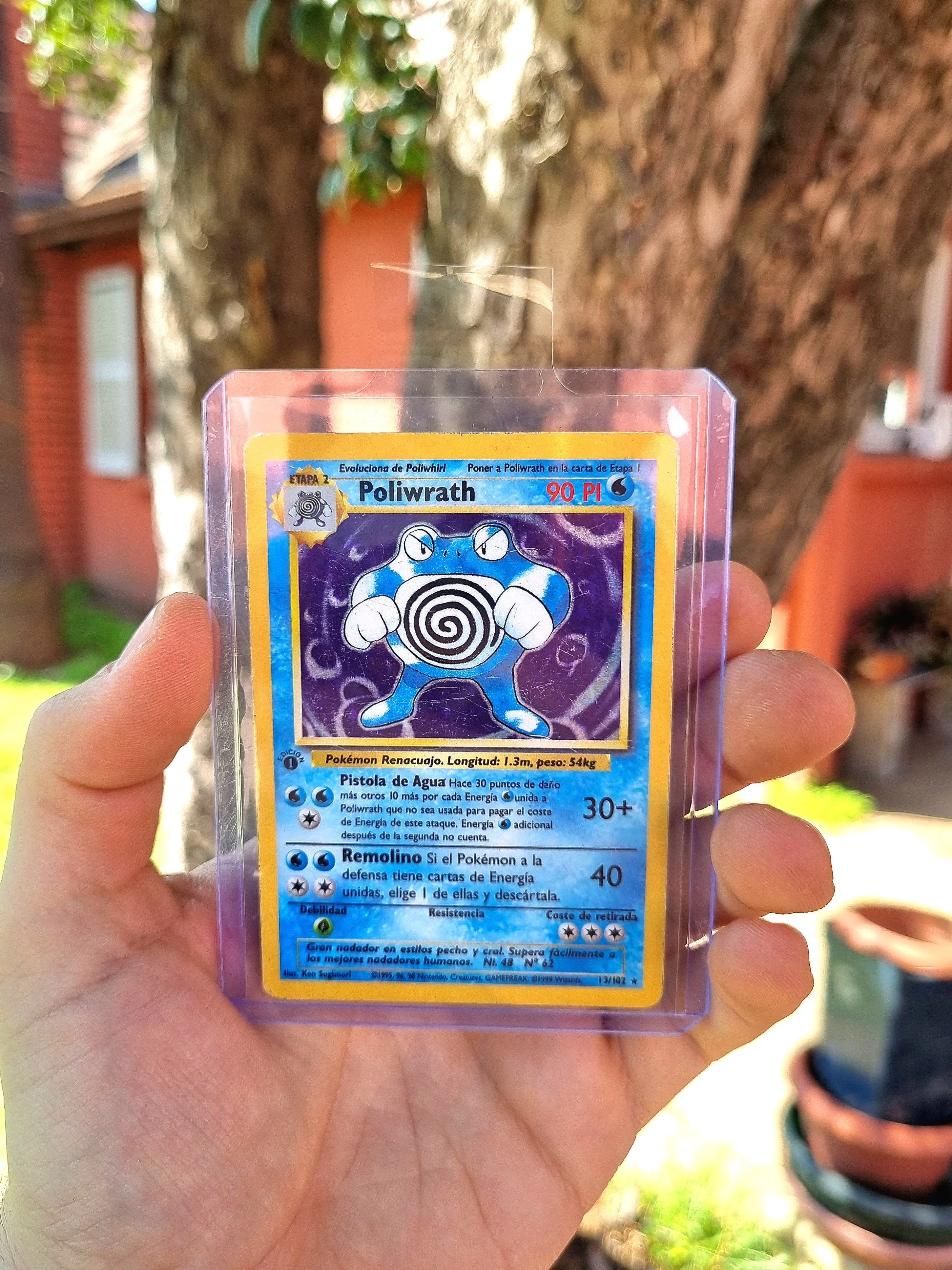 Poliwrath 1era Edición - 13/102 Base Set 1999 Holo Rare - Español ...